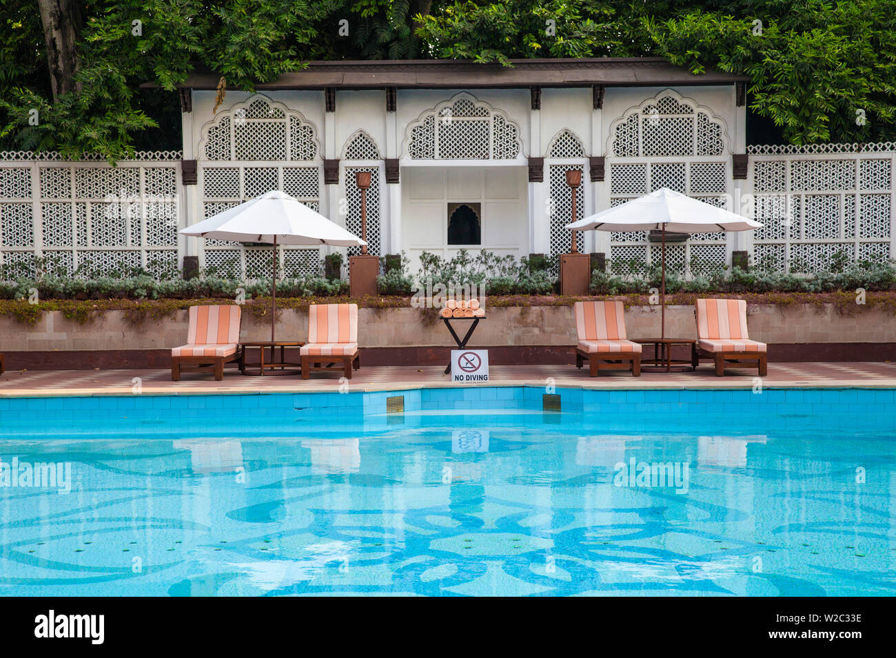 Swimming pool taj mahal hotel immagini e fotografie stock ad alta ...