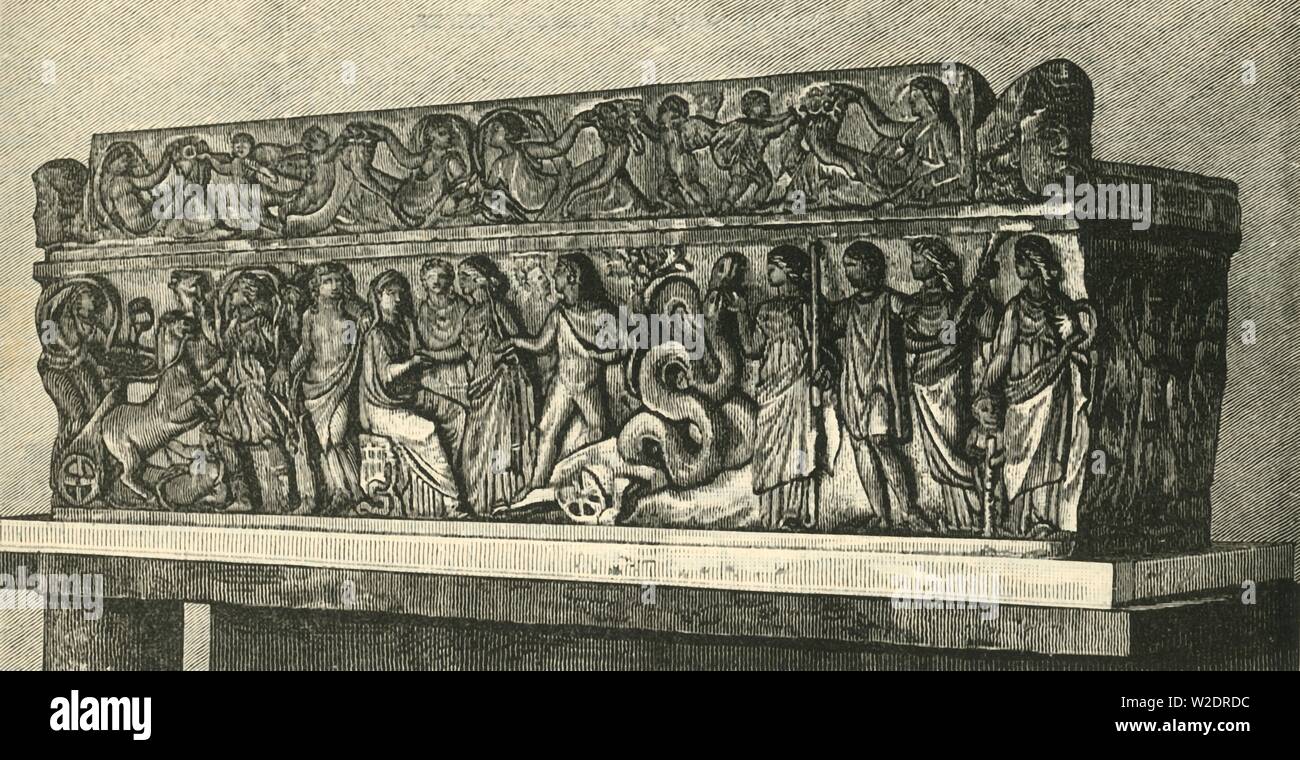 Antico sarcofago romano immagini e fotografie stock ad alta risoluzione ...