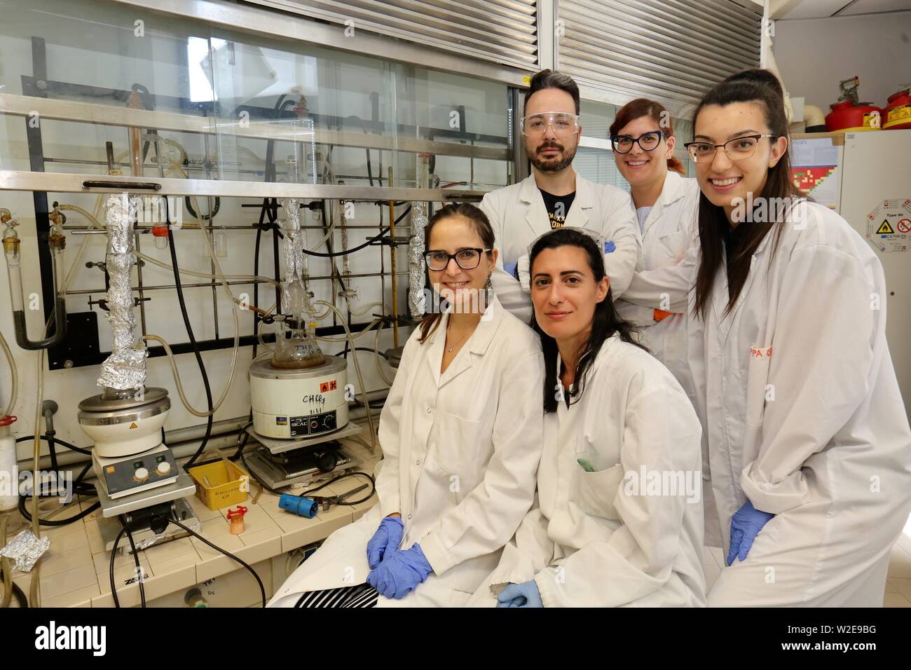 Nuovo Giulio Natta scienza chimica e tecnologia istituto in Via Alfonso Corti. Nella foto i ...