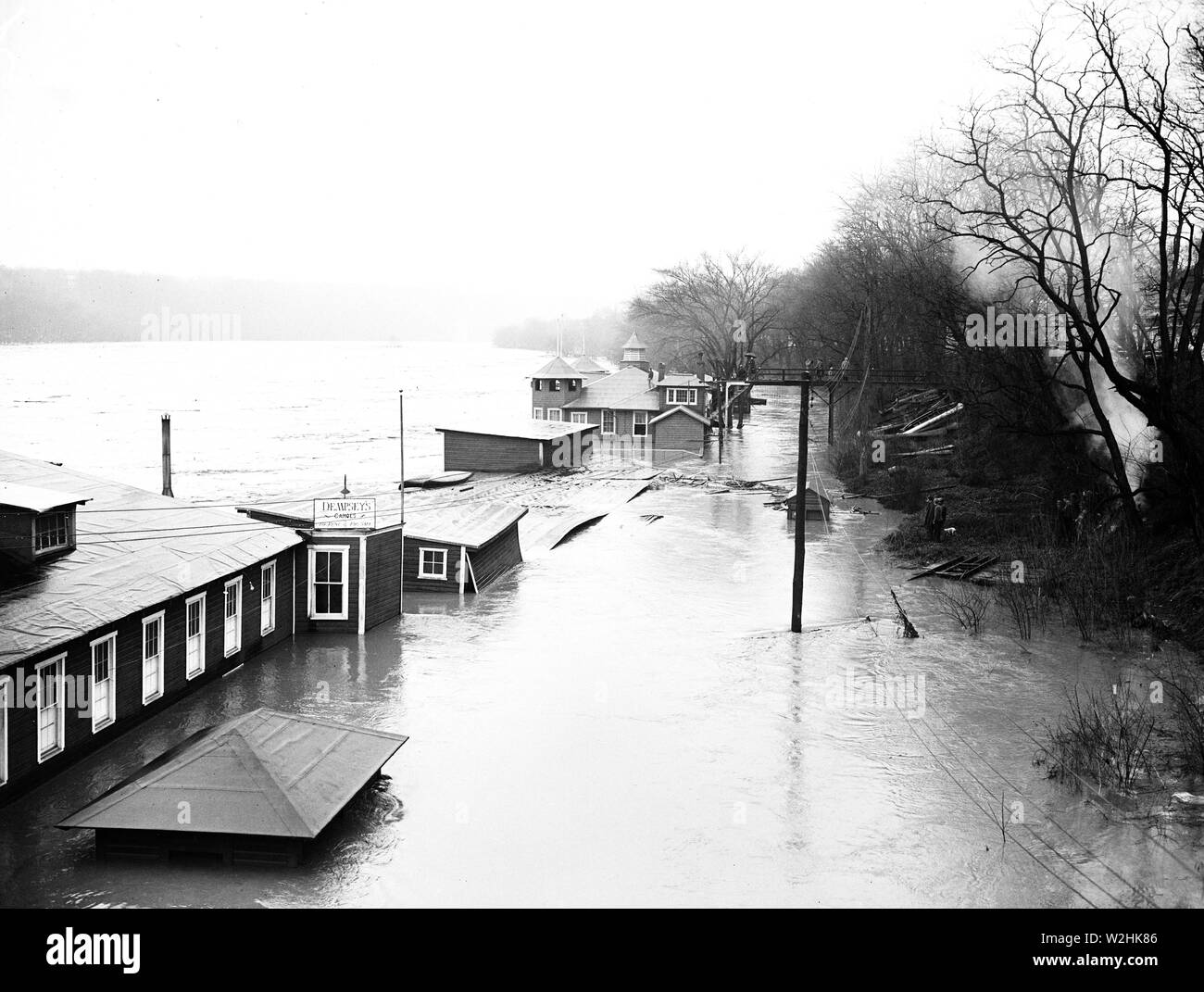 Fiume potomoc di inondazione archivistico immagini e fotografie stock ...