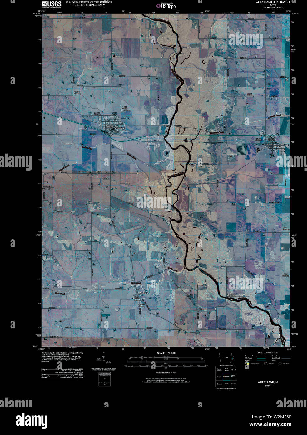 Mappa di wheatland immagini e fotografie stock ad alta risoluzione - Alamy