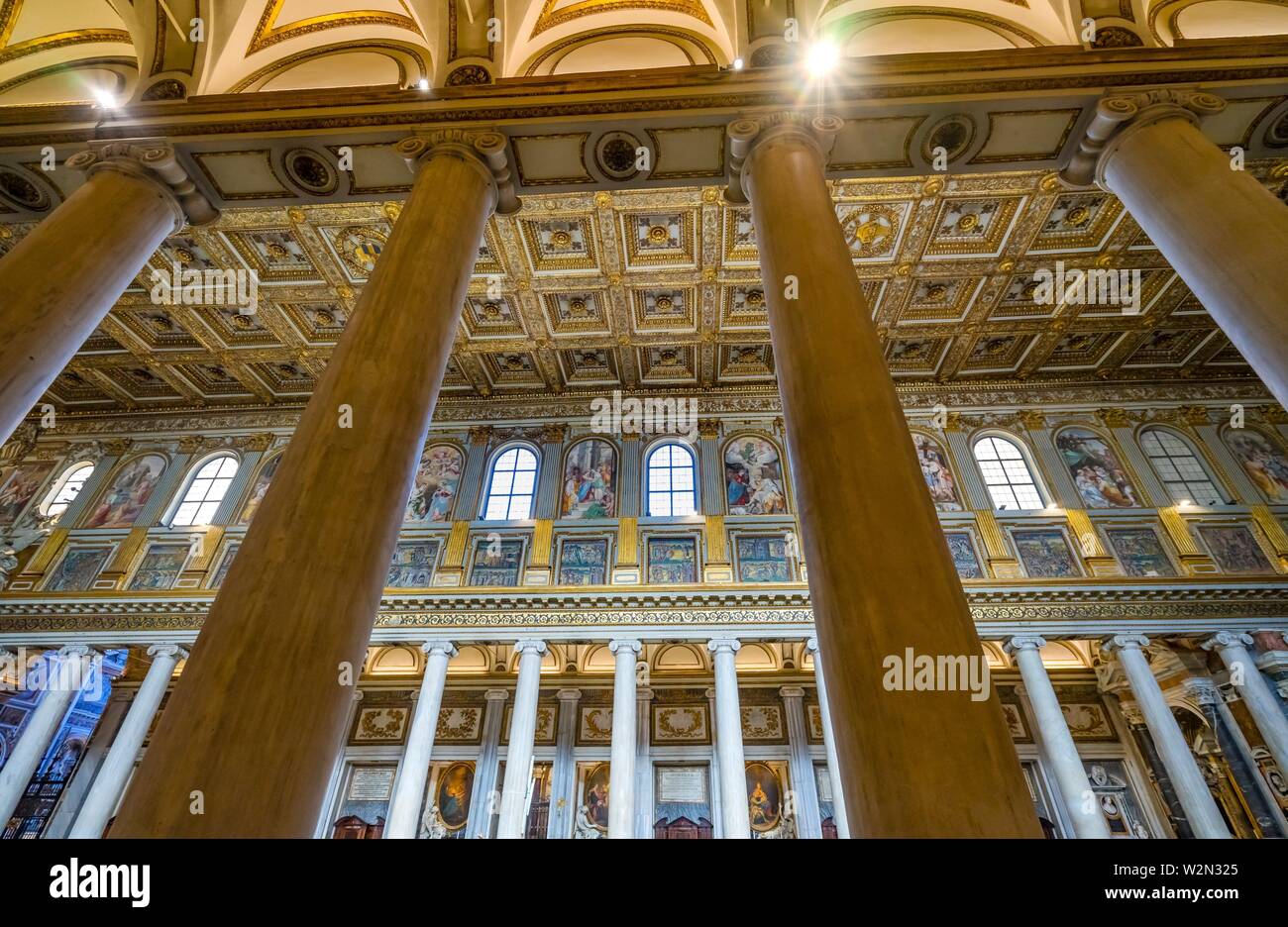 Basilica Papale Di Santa Maria Maggiore Immagini e Fotos Stock - Alamy