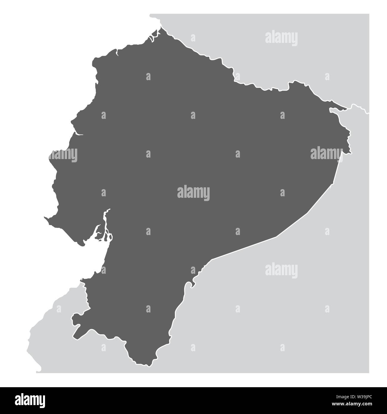 Linea del ecuador Immagini Vettoriali Stock - Alamy