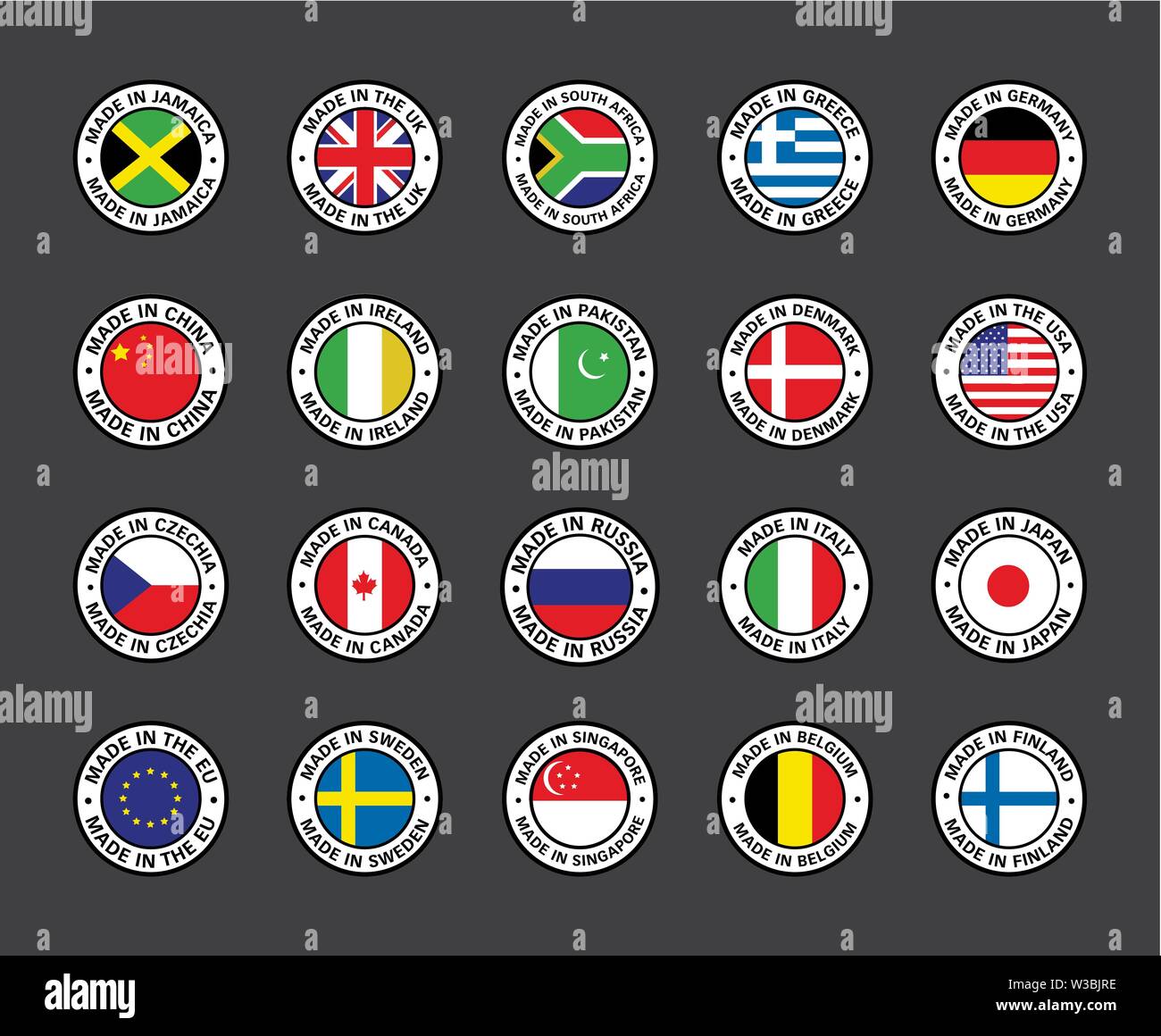 Bandiere americane e cinesi Immagini Vettoriali Stock - Alamy