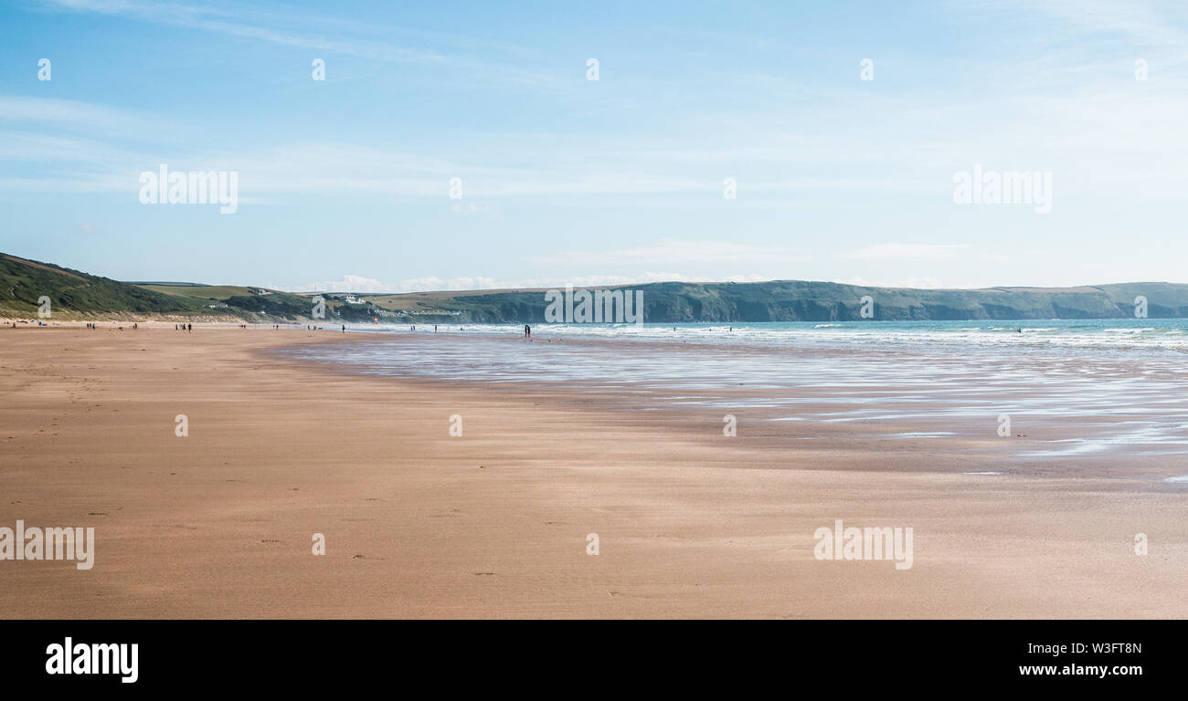 Woolacombe beach immagini e fotografie stock ad alta risoluzione - Alamy