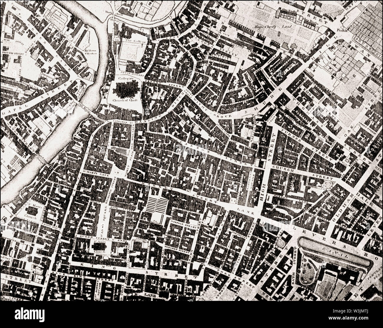 Map great britain manchester immagini e fotografie stock ad alta ...