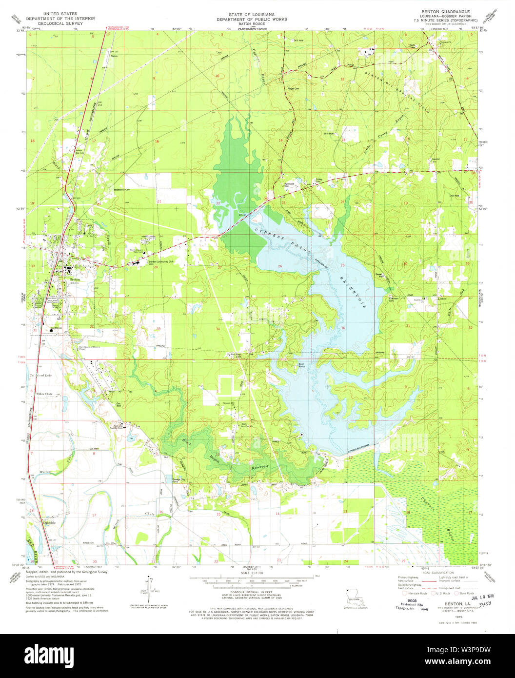 Benton louisiana mappa immagini e fotografie stock ad alta risoluzione ...