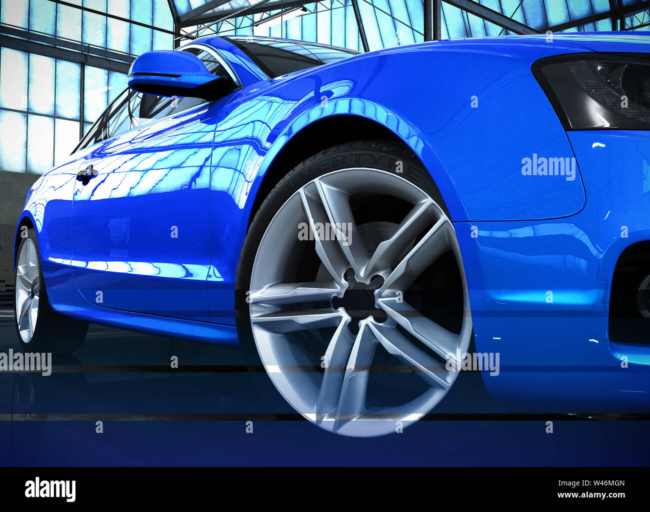 Auto sportiva stilizzata immagini e fotografie stock ad alta ...