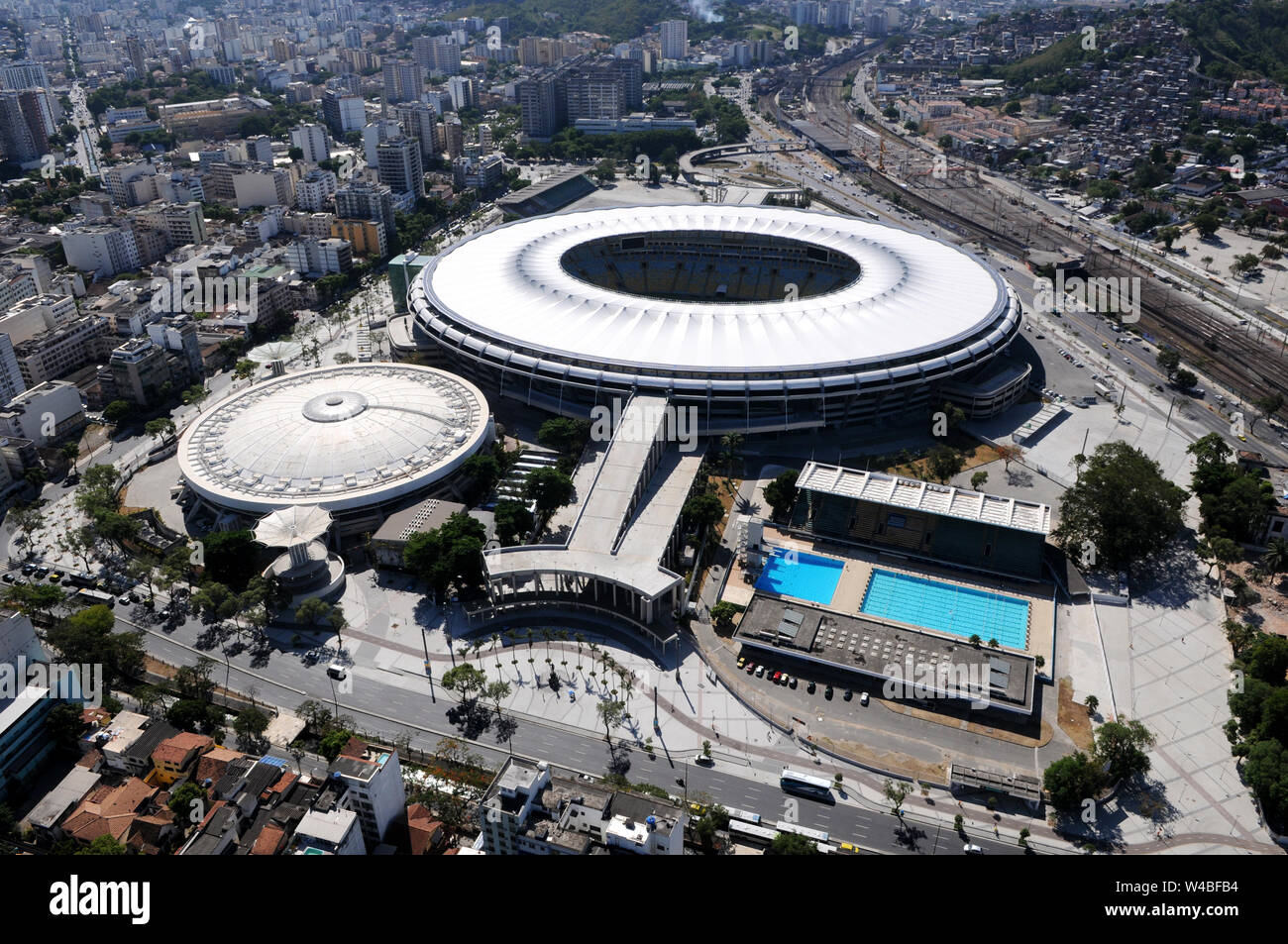 Foto aerea foto aerea dello stadio maracana immagini e fotografie stock ...