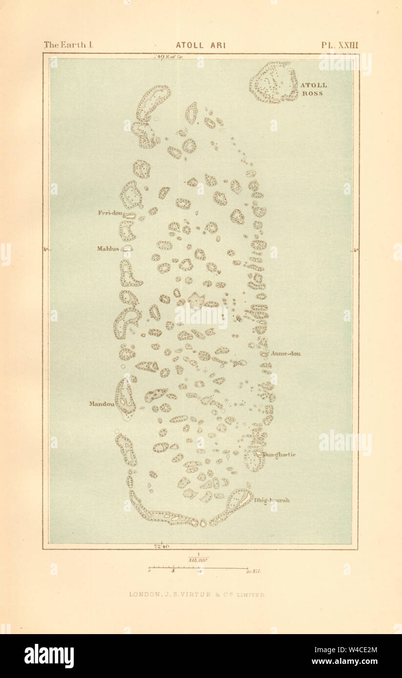 Mappa delle maldive immagini e fotografie stock ad alta risoluzione - Alamy