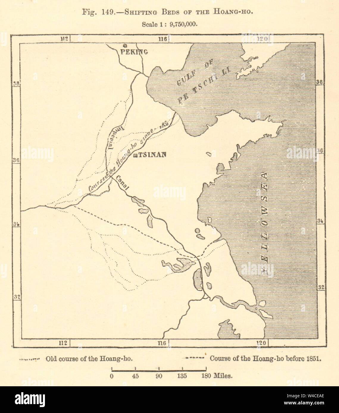 Mappa del fiume giallo immagini e fotografie stock ad alta risoluzione ...