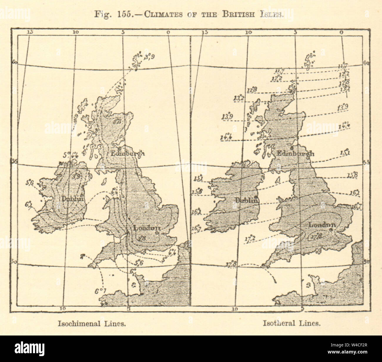 Mappa fisica delle isole britanniche immagini e fotografie stock ad ...