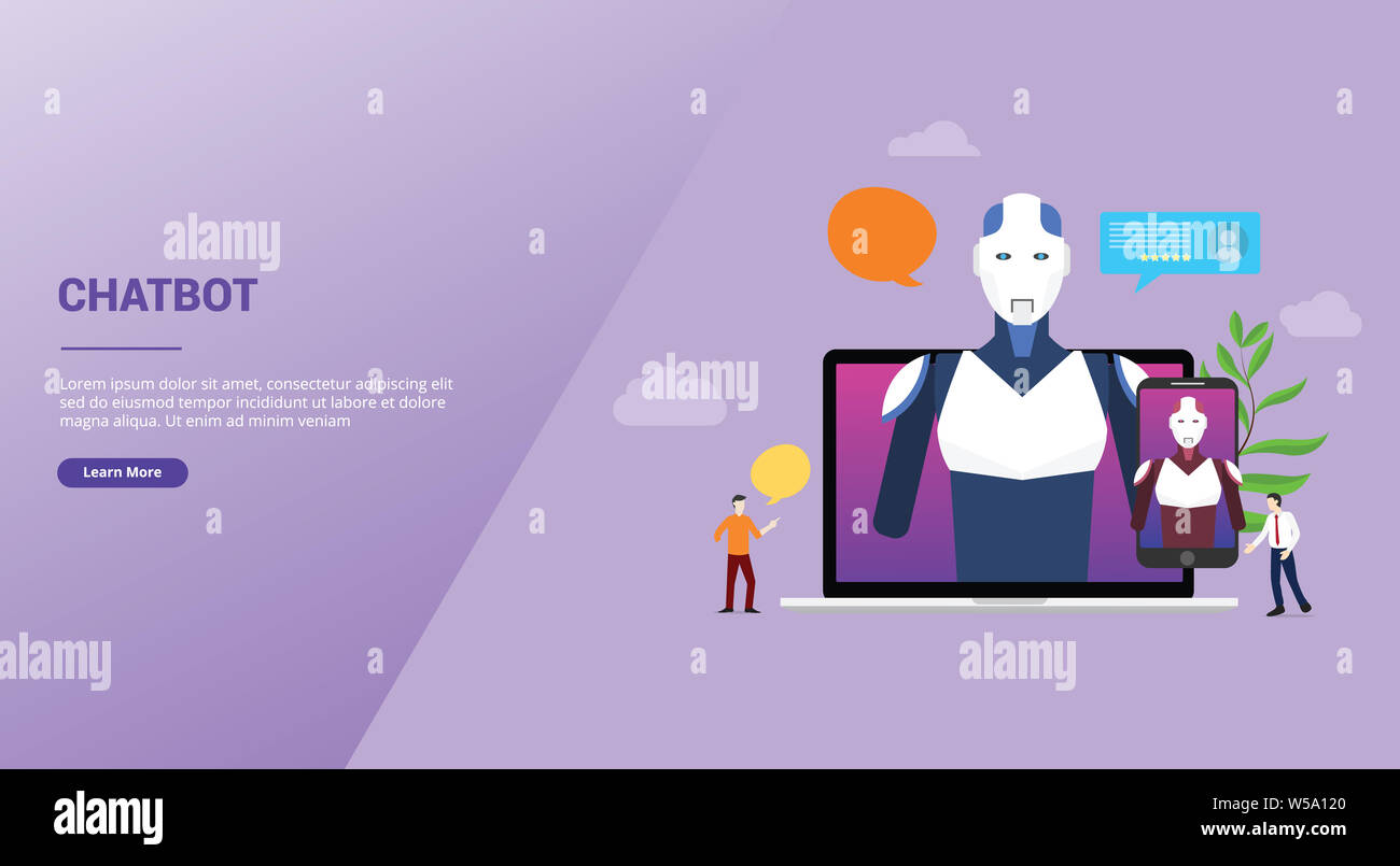 Tecnologia chatbot intelligenza artificiale robot di conversazione in ...