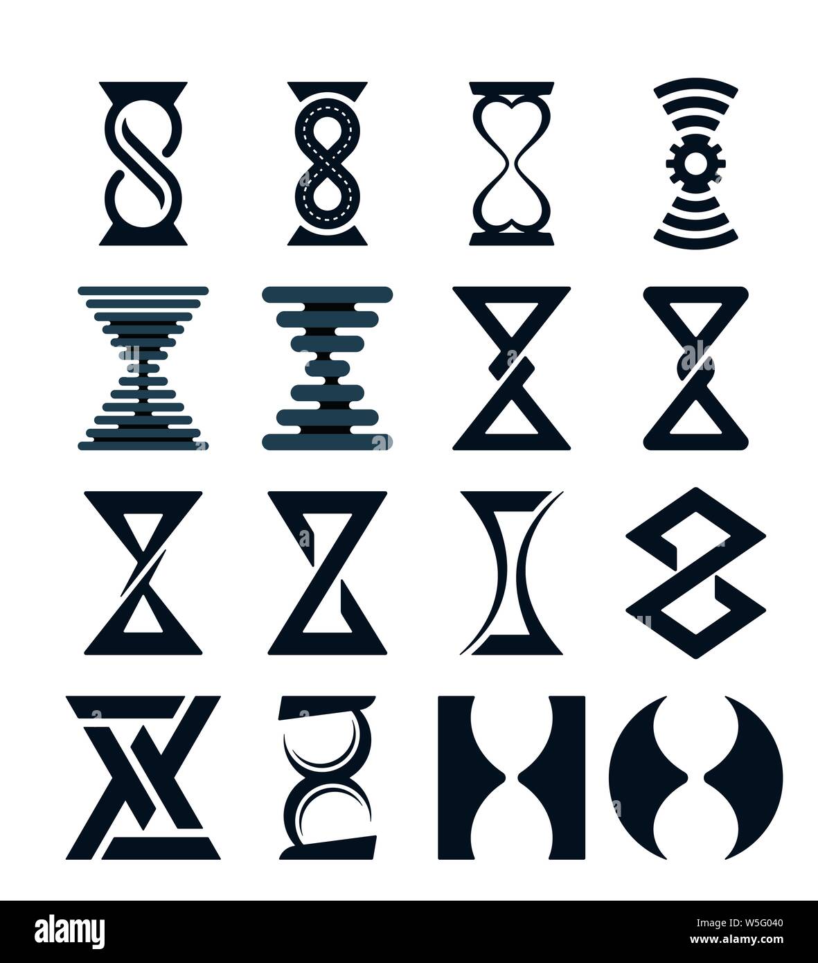 Clessidra ad acqua Immagini Vettoriali Stock - Alamy