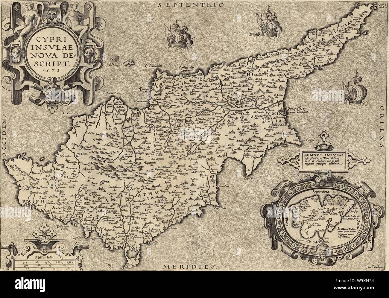 Mappa del cipro del xvi secolo immagini e fotografie stock ad alta ...