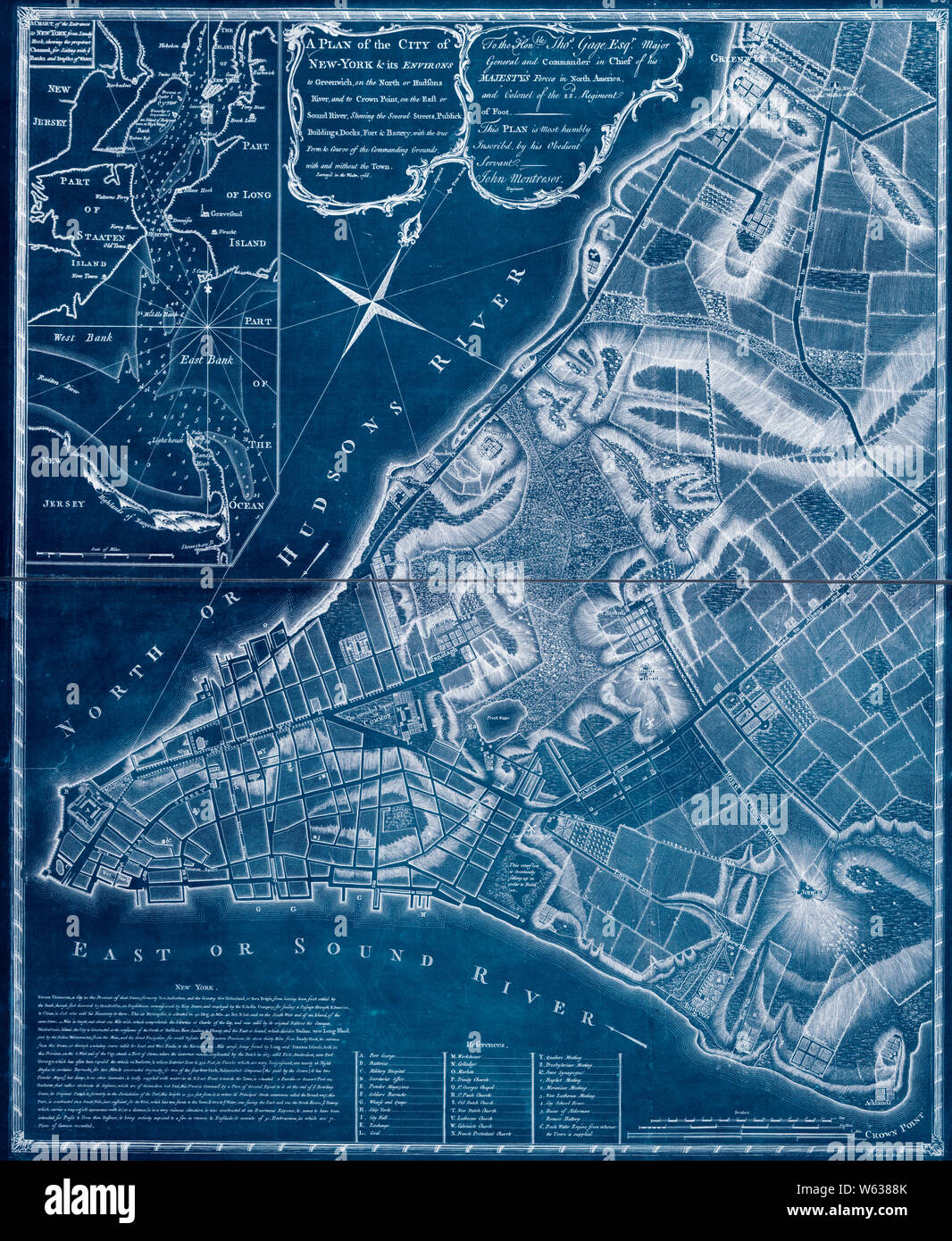 Mappa di crown point di new york immagini e fotografie stock ad alta ...
