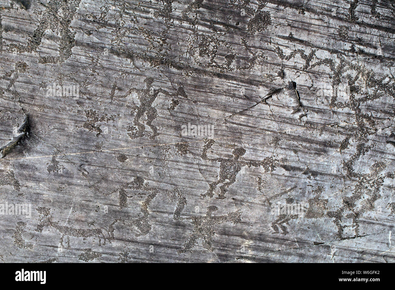 Graffiti preistorici rupestri immagini e fotografie stock ad alta ...