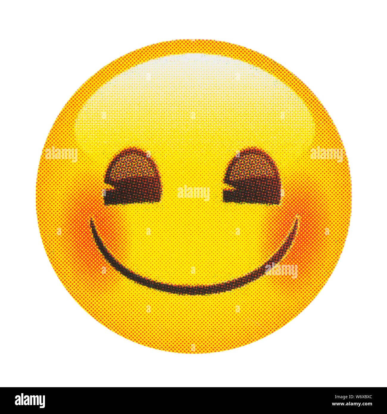 Faccina Sorridente Con Gli Occhi Al Cielo