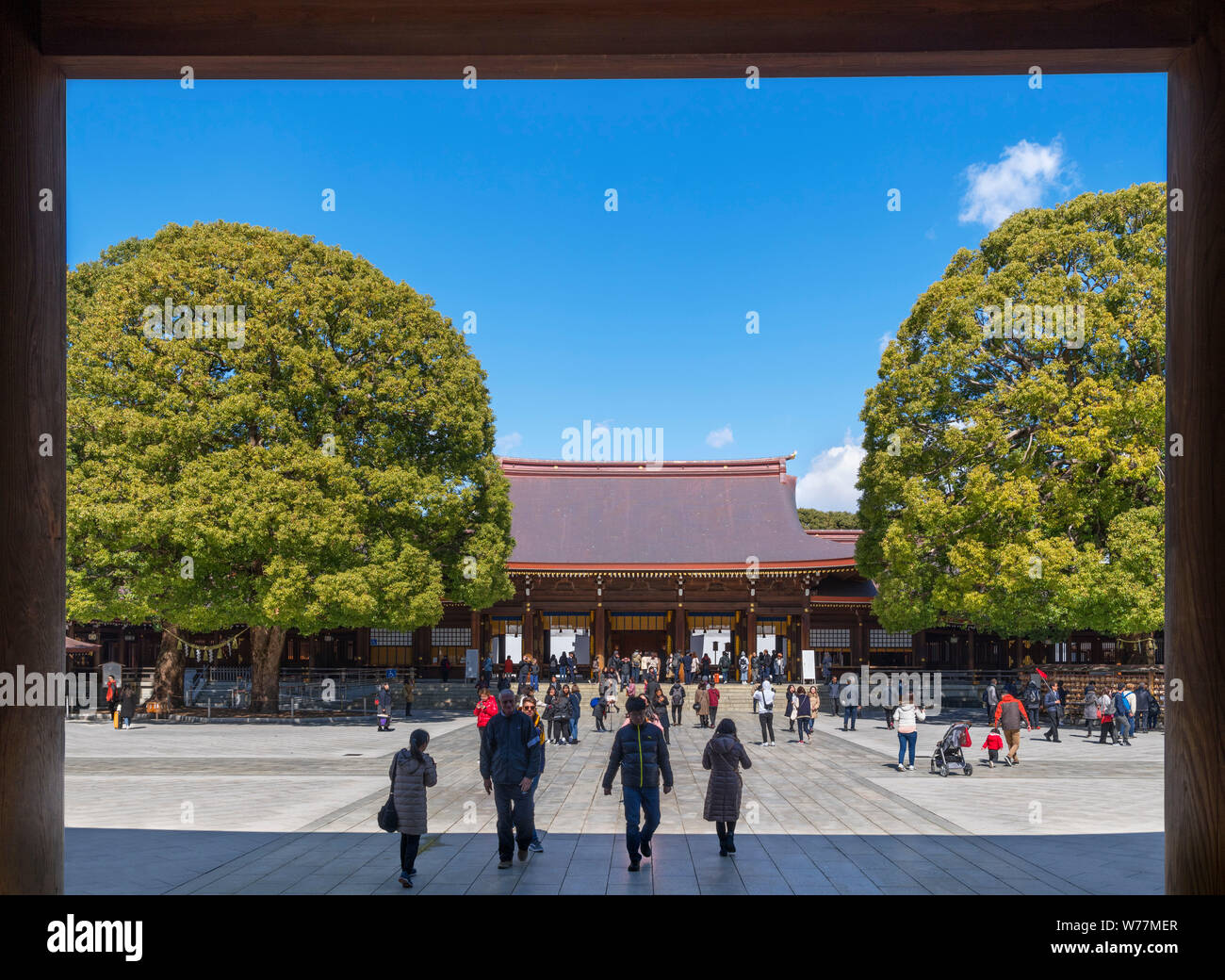 Santuario del santuario meiji jingu immagini e fotografie stock ad alta ...
