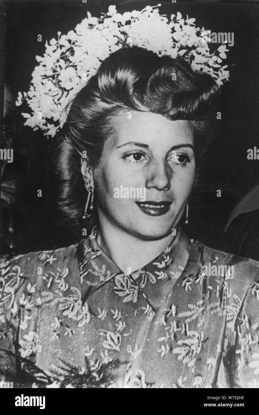 Eva peron 1952 immagini e fotografie stock ad alta risoluzione - Alamy