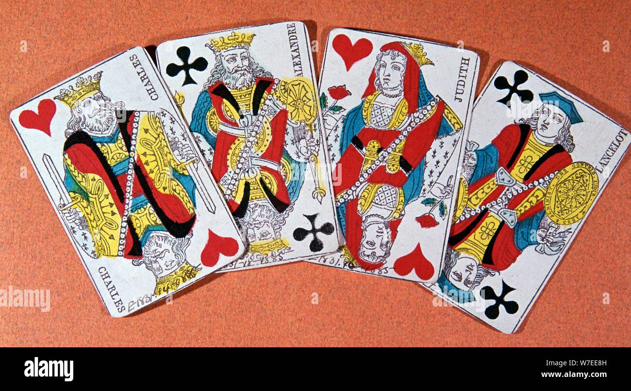 Carte da gioco francesi immagini e fotografie stock ad alta risoluzione ...