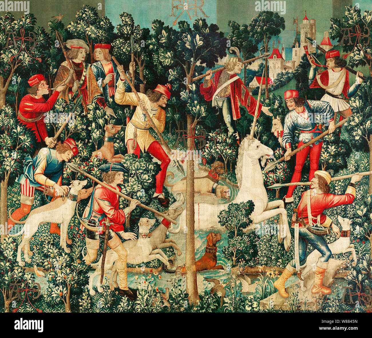 Arazzo medievale immagini e fotografie stock ad alta risoluzione - Alamy