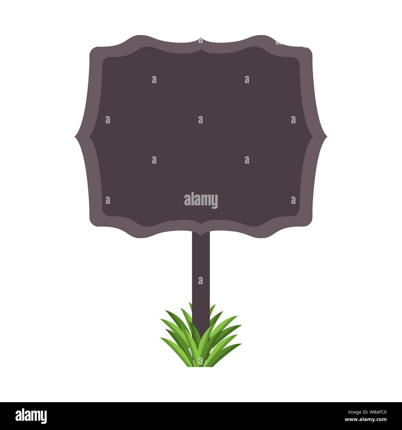 Cartello in legno rustico scheda cartoon Immagine e Vettoriale - Alamy