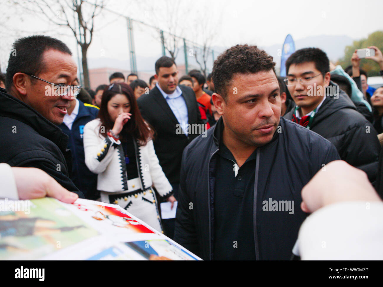 Il calcio brasiliano star Ronaldo Luis Nazario de Lima, anteriore ...