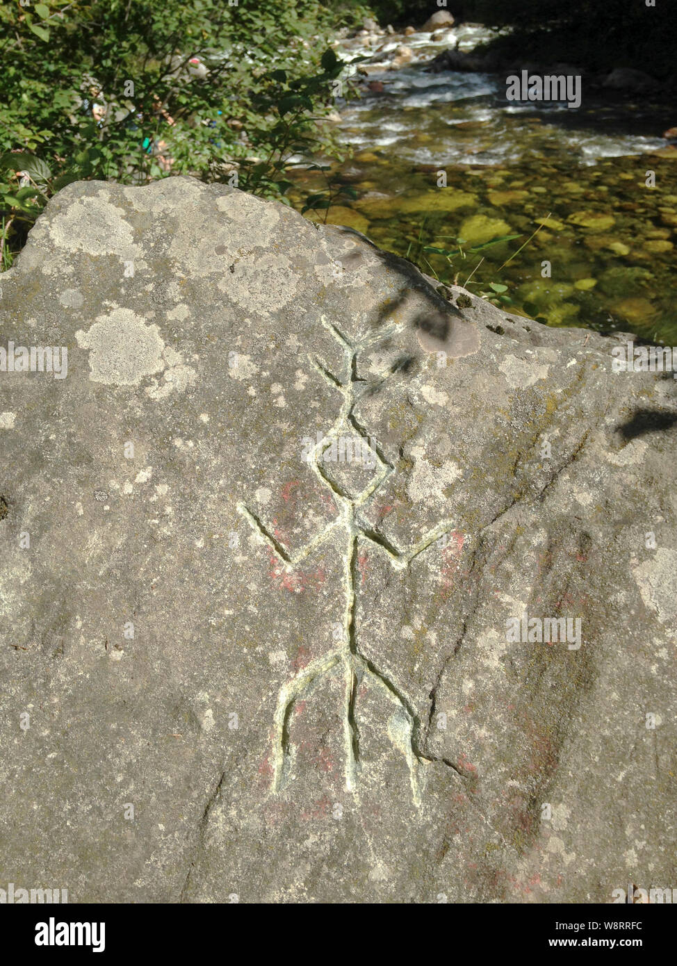 Graffiti preistorici rupestri immagini e fotografie stock ad alta ...