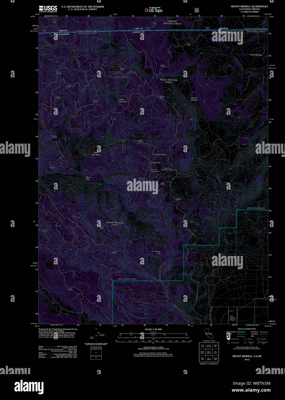 Mappa di bidwell immagini e fotografie stock ad alta risoluzione - Alamy