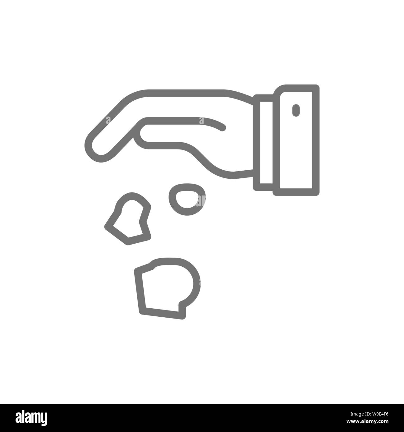 Buttare via la plastica Immagini Vettoriali Stock - Alamy