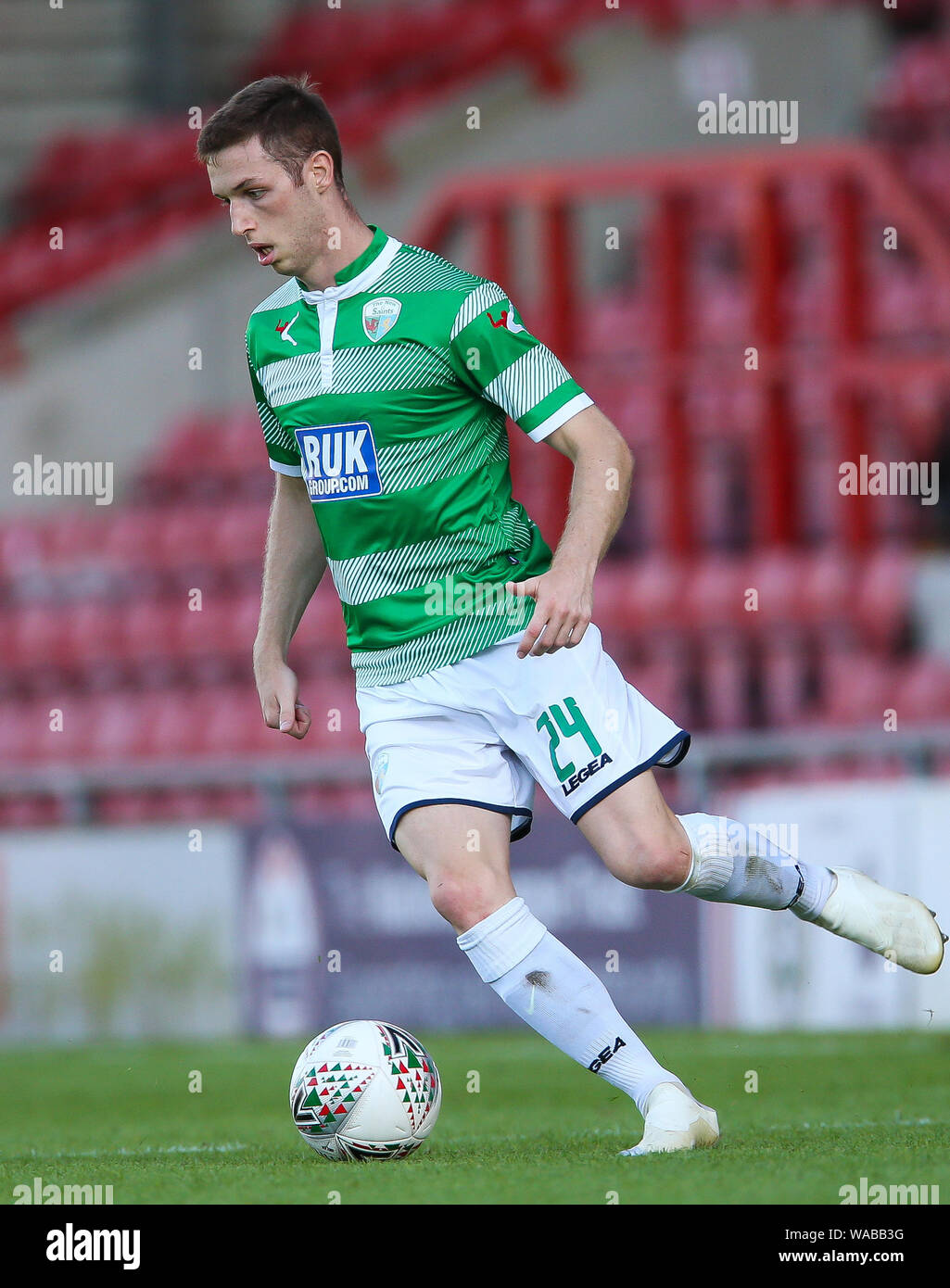 I nuovi Santi' Ryan Harrington durante la UEFA Europa League terzo ...