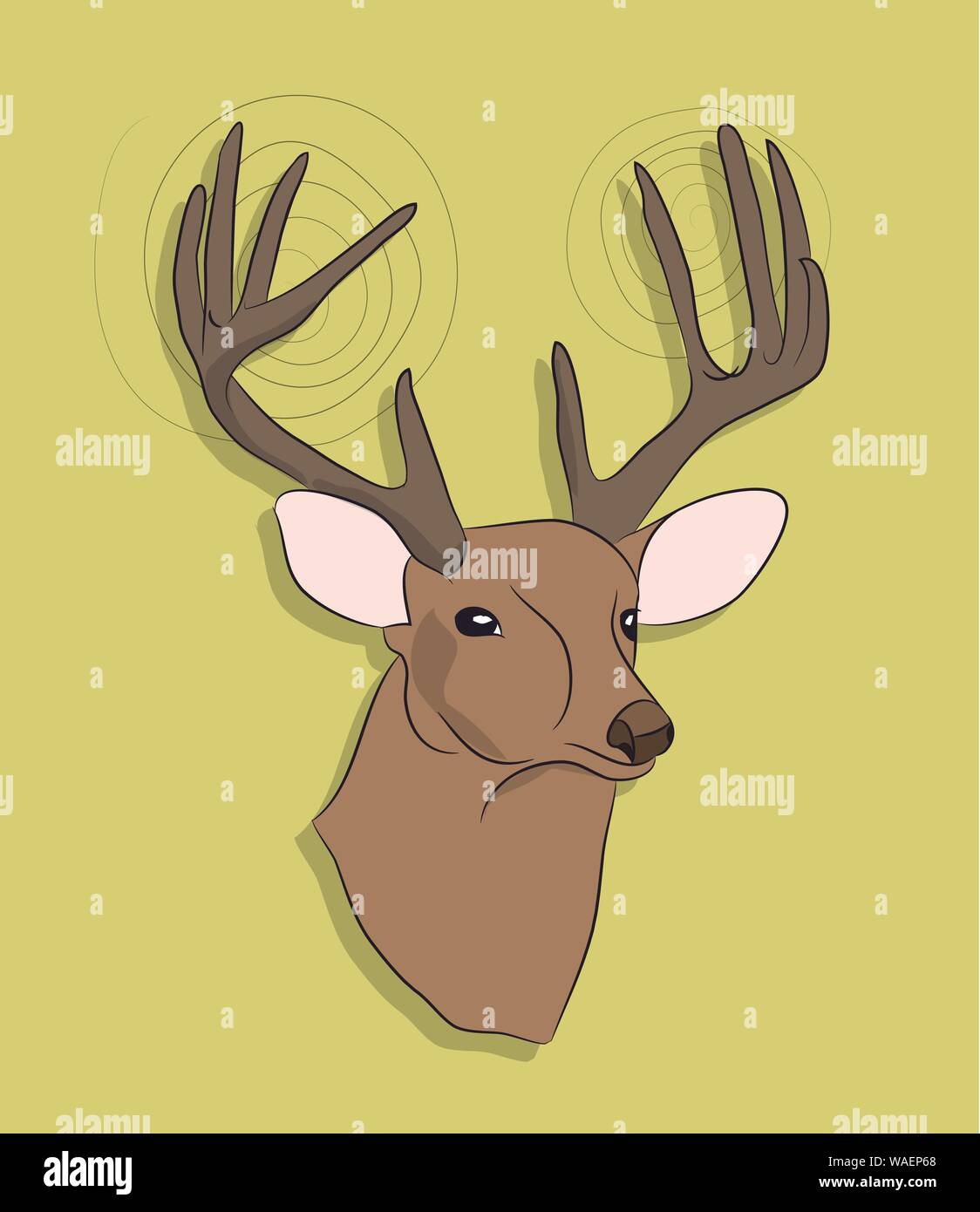 Capriolo disegno immagini e fotografie stock ad alta risoluzione - Alamy