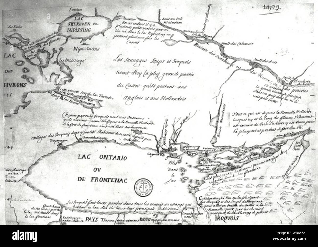 Mappa del lago ontario immagini e fotografie stock ad alta risoluzione ...
