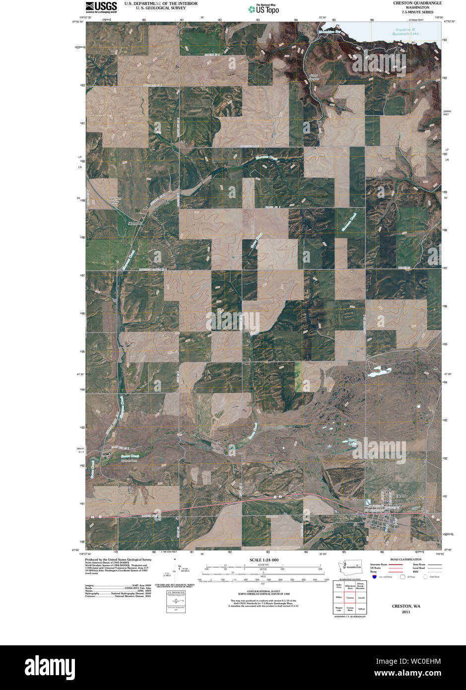 Mappa di creston Immagini senza sfondo e Foto Stock ritagliate - Alamy