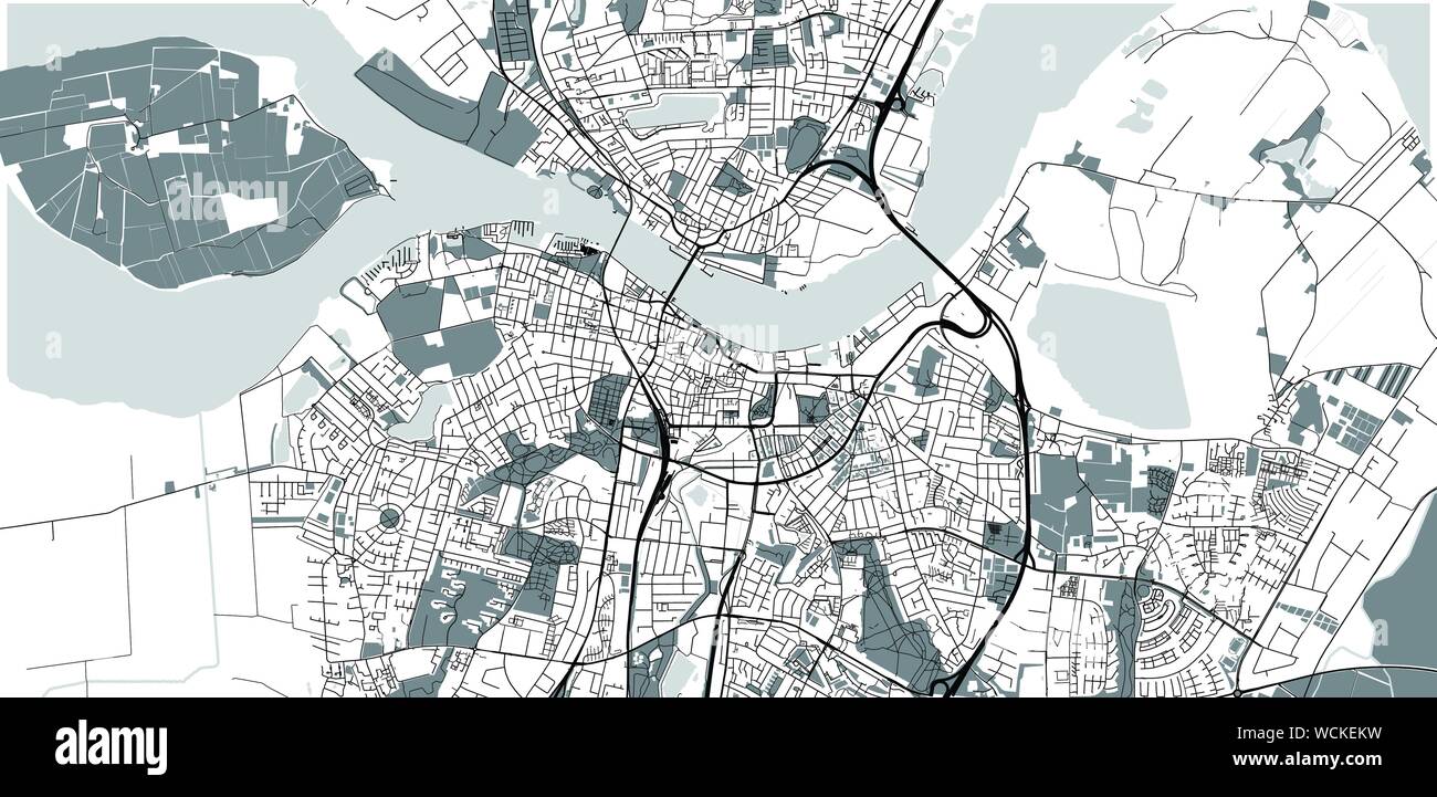 Mappa vettoriale di aalborg immagini e fotografie stock ad alta ...