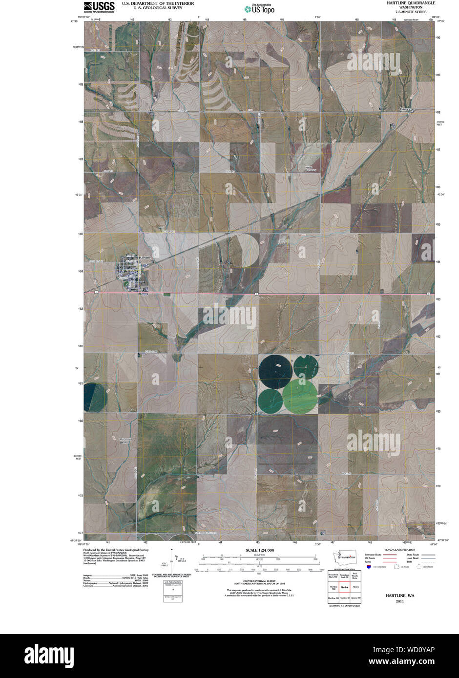 Mappa dello stato di hartline washington Immagini senza sfondo e Foto ...