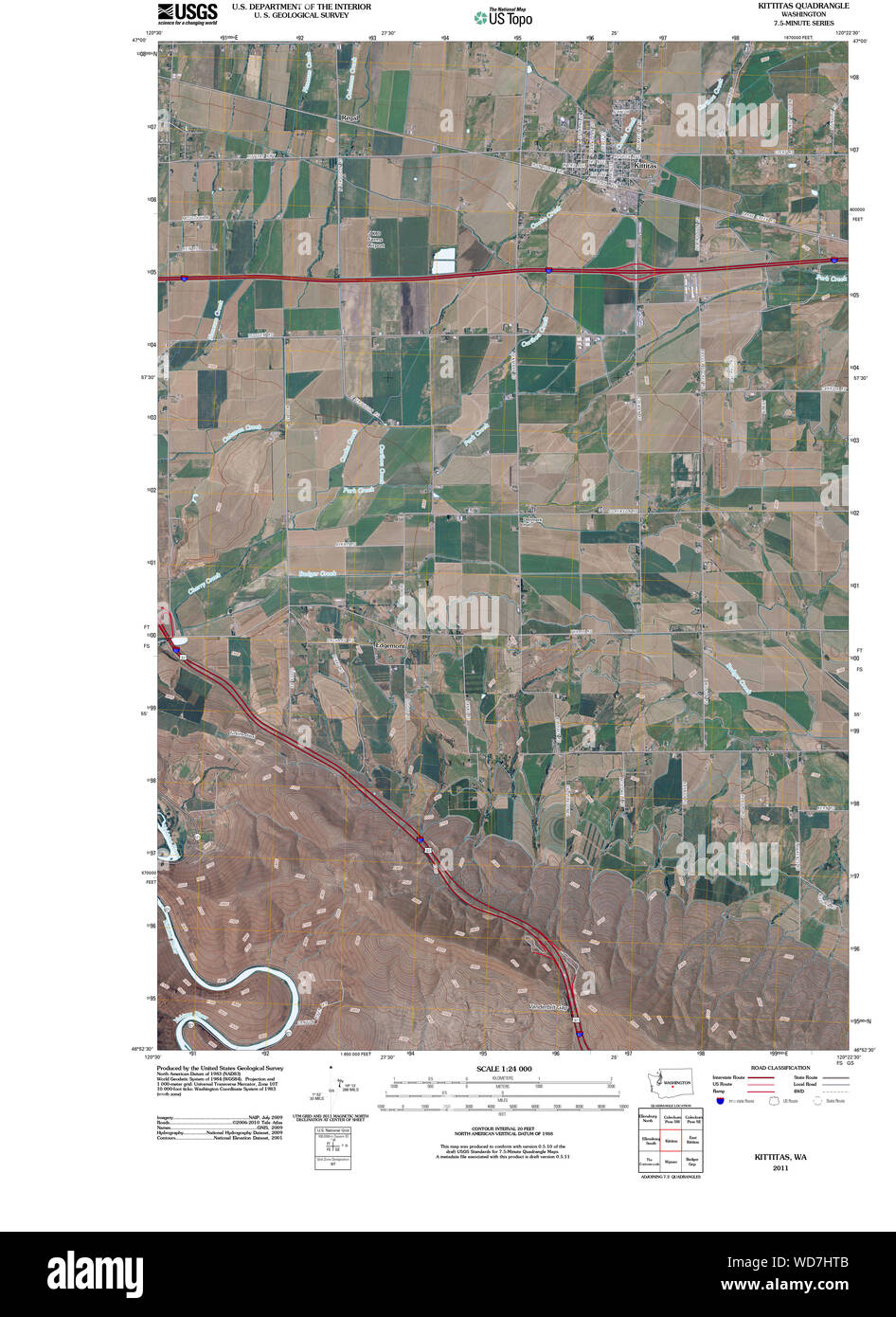 Mappa di kittitas immagini e fotografie stock ad alta risoluzione - Alamy
