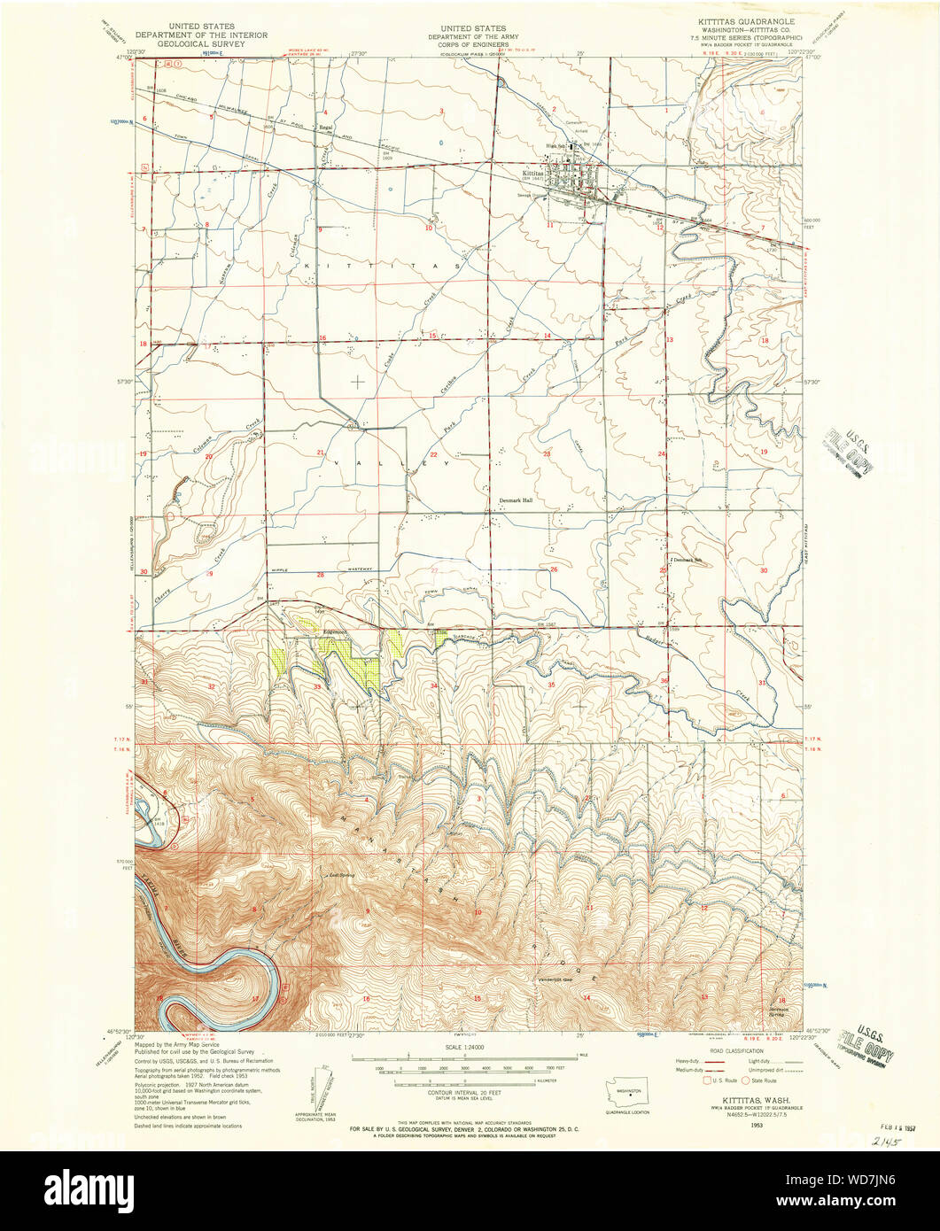 Mappa di kittitas immagini e fotografie stock ad alta risoluzione - Alamy