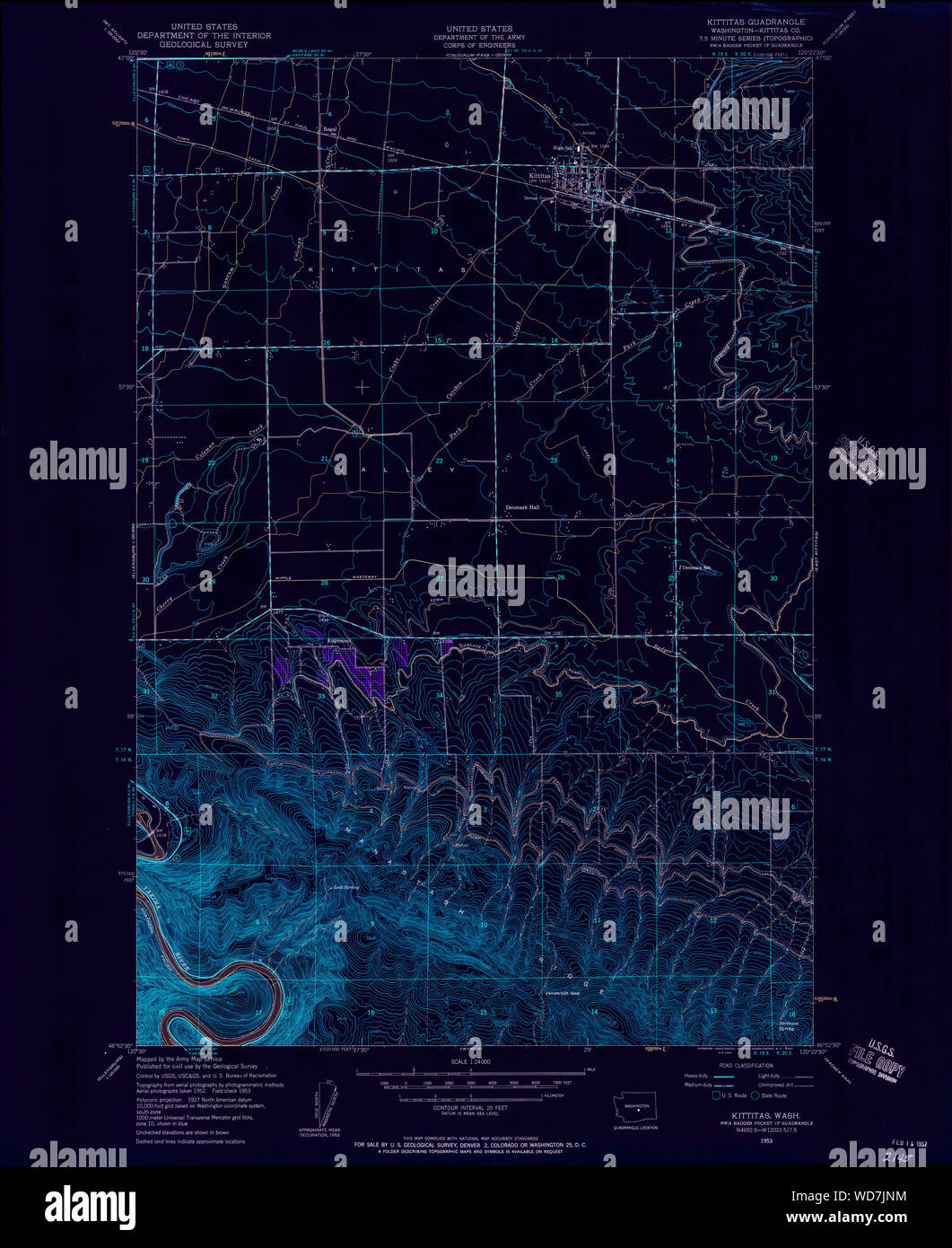 Mappa di kittitas immagini e fotografie stock ad alta risoluzione - Alamy