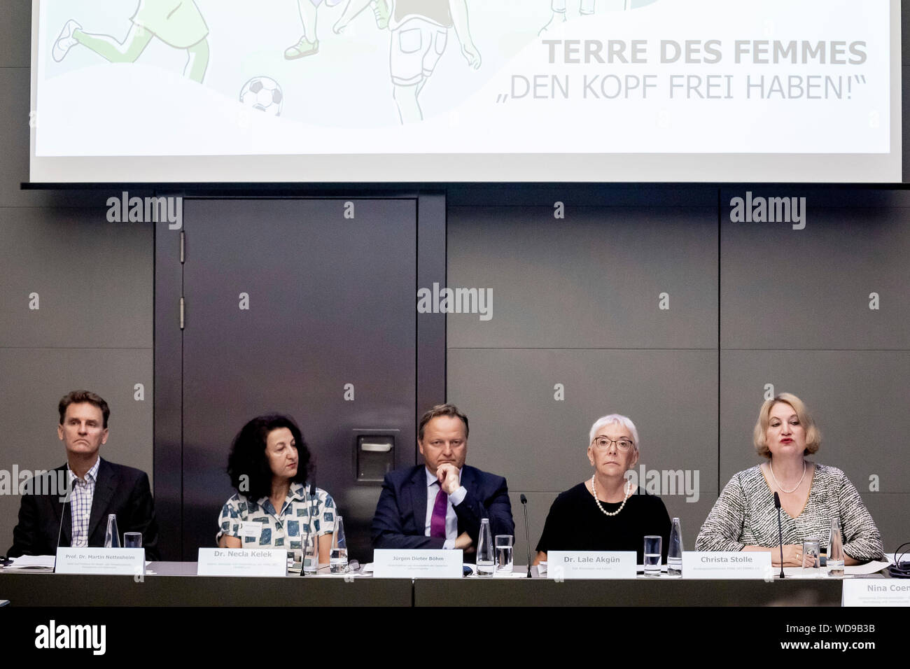 Berlino, Germania. Il 29 agosto, 2019. Martin Nettesheim (l-r ...