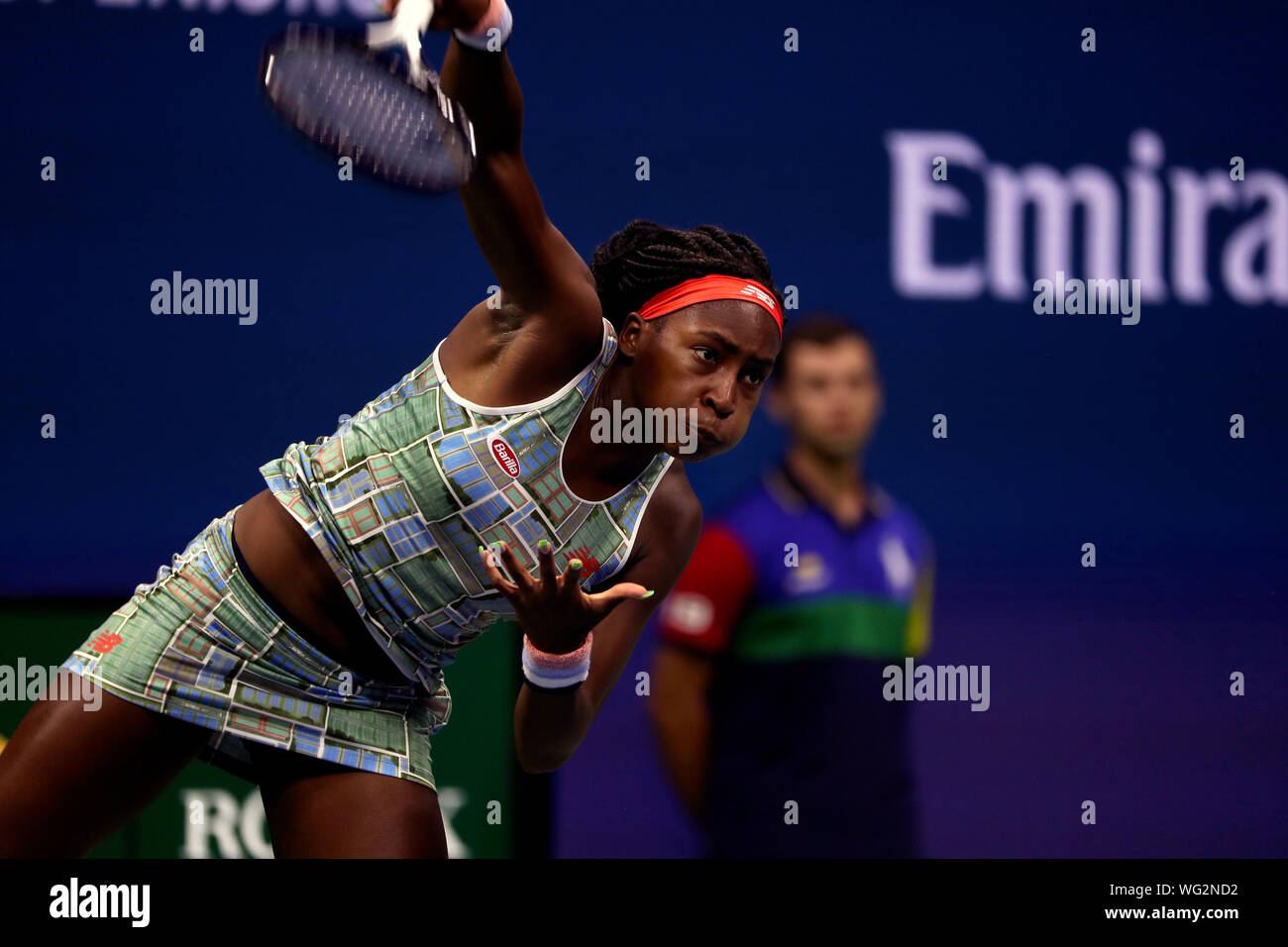 Coco gauff volleying immagini e fotografie stock ad alta risoluzione - Alamy
