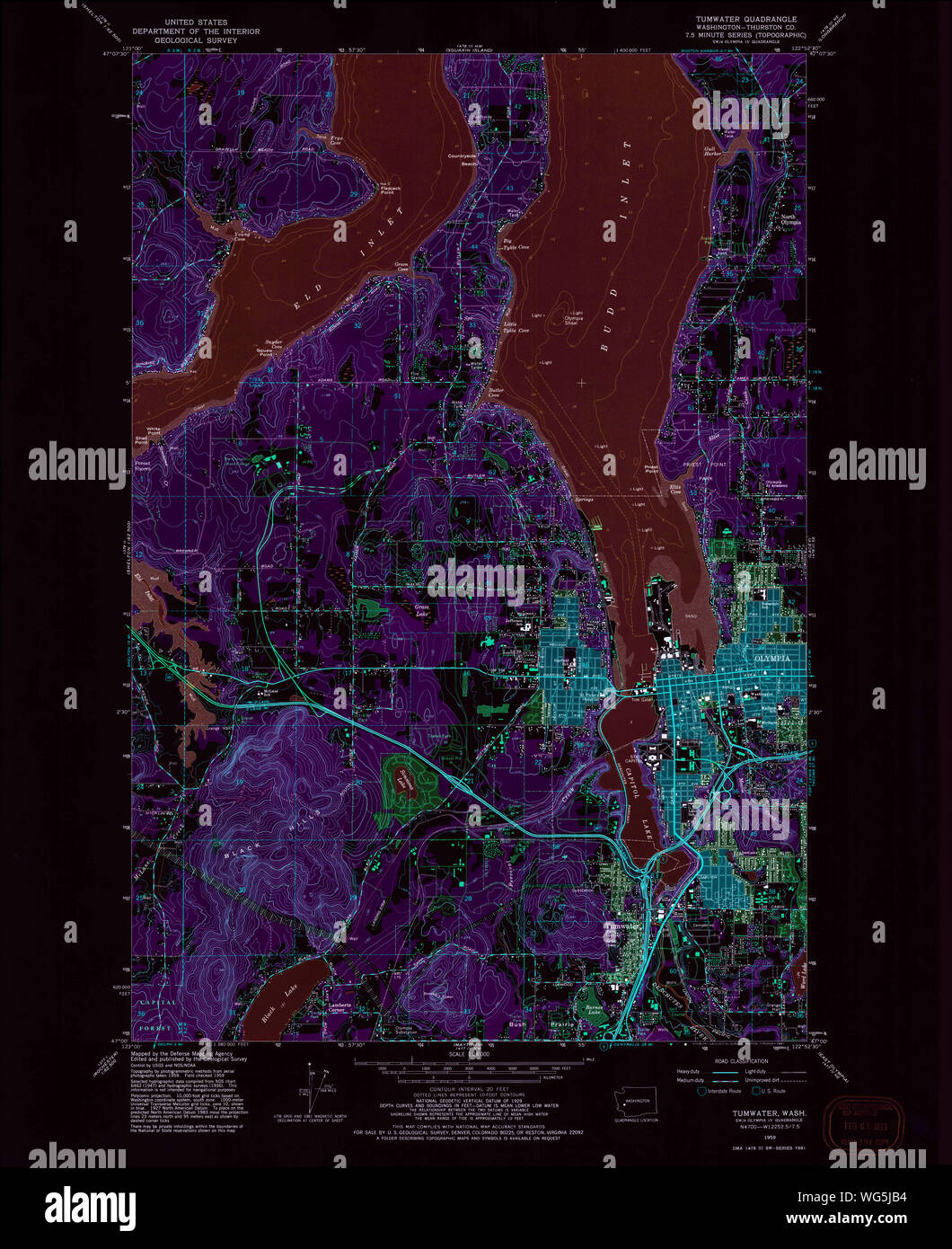 Tumwater mappa di washington immagini e fotografie stock ad alta ...