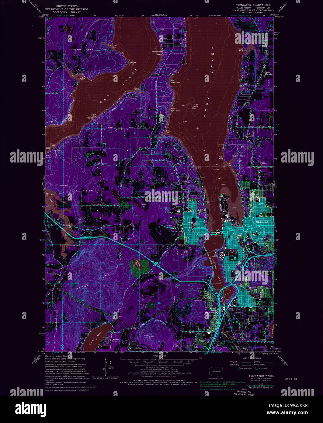 Tumwater mappa di washington immagini e fotografie stock ad alta ...