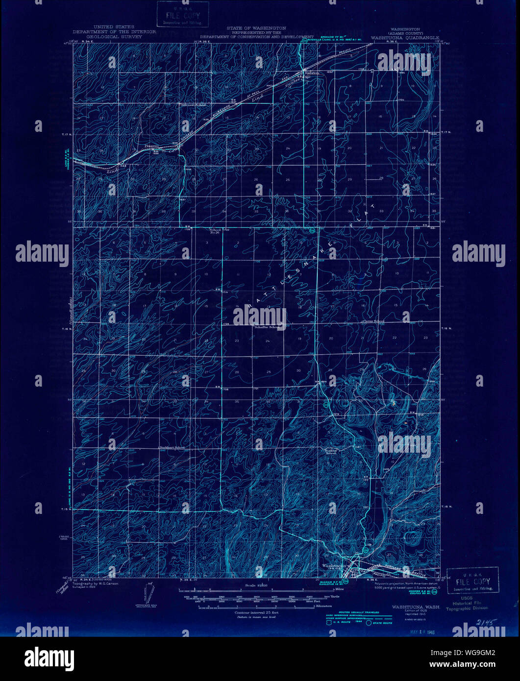 Mappa di washtucna immagini e fotografie stock ad alta risoluzione - Alamy
