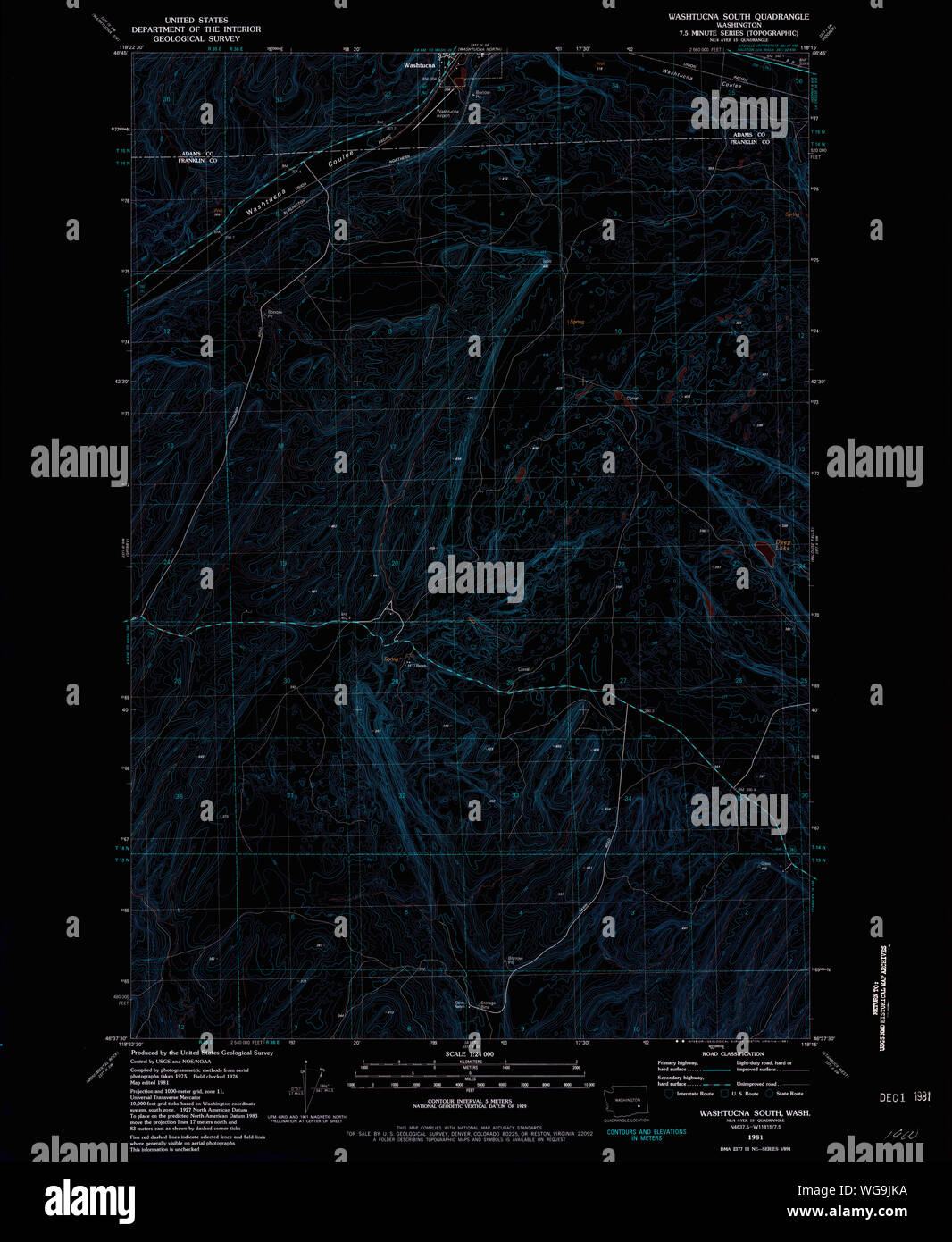 Mappa di washtucna immagini e fotografie stock ad alta risoluzione - Alamy