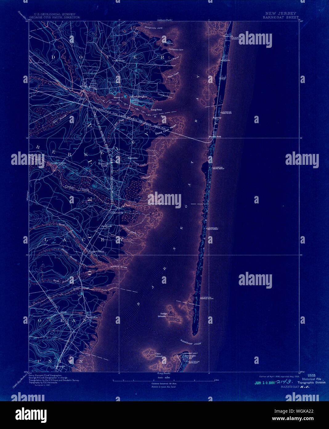 Mappa di barnegat immagini e fotografie stock ad alta risoluzione - Alamy