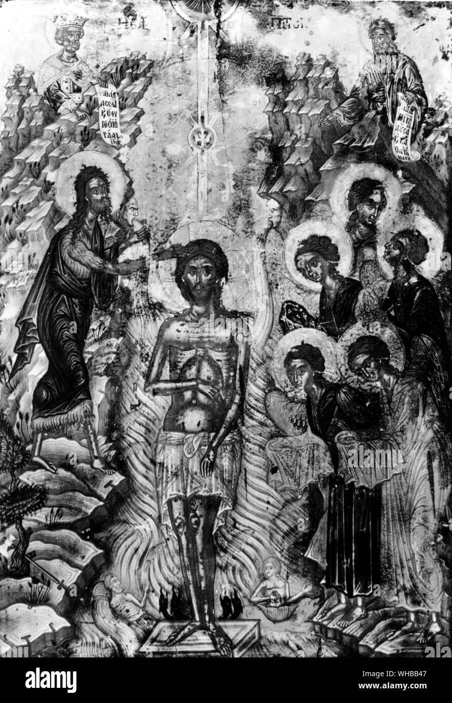 Il battesimo di cristo icona immagini e fotografie stock ad alta ...