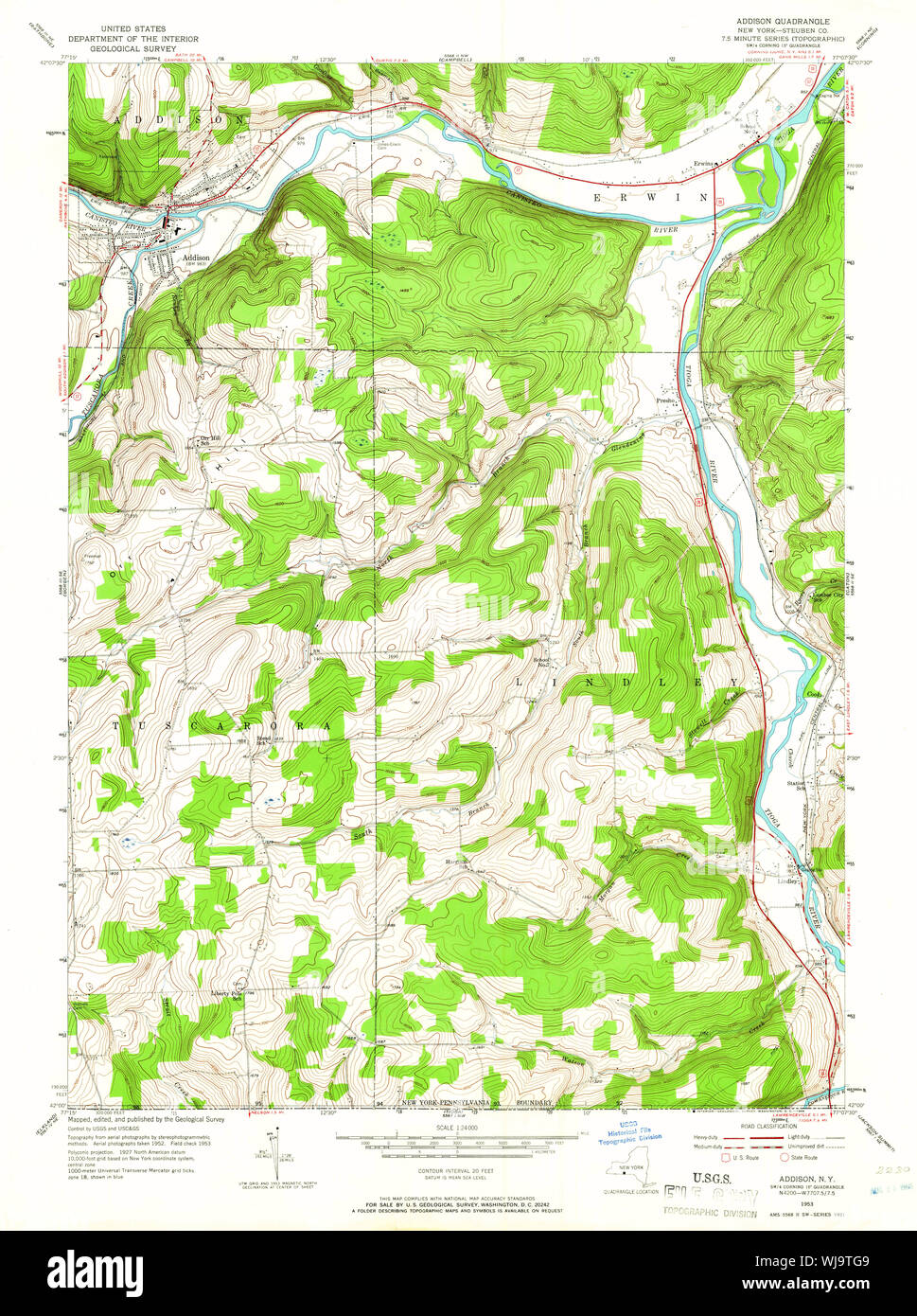 Mappa di addison new york immagini e fotografie stock ad alta ...