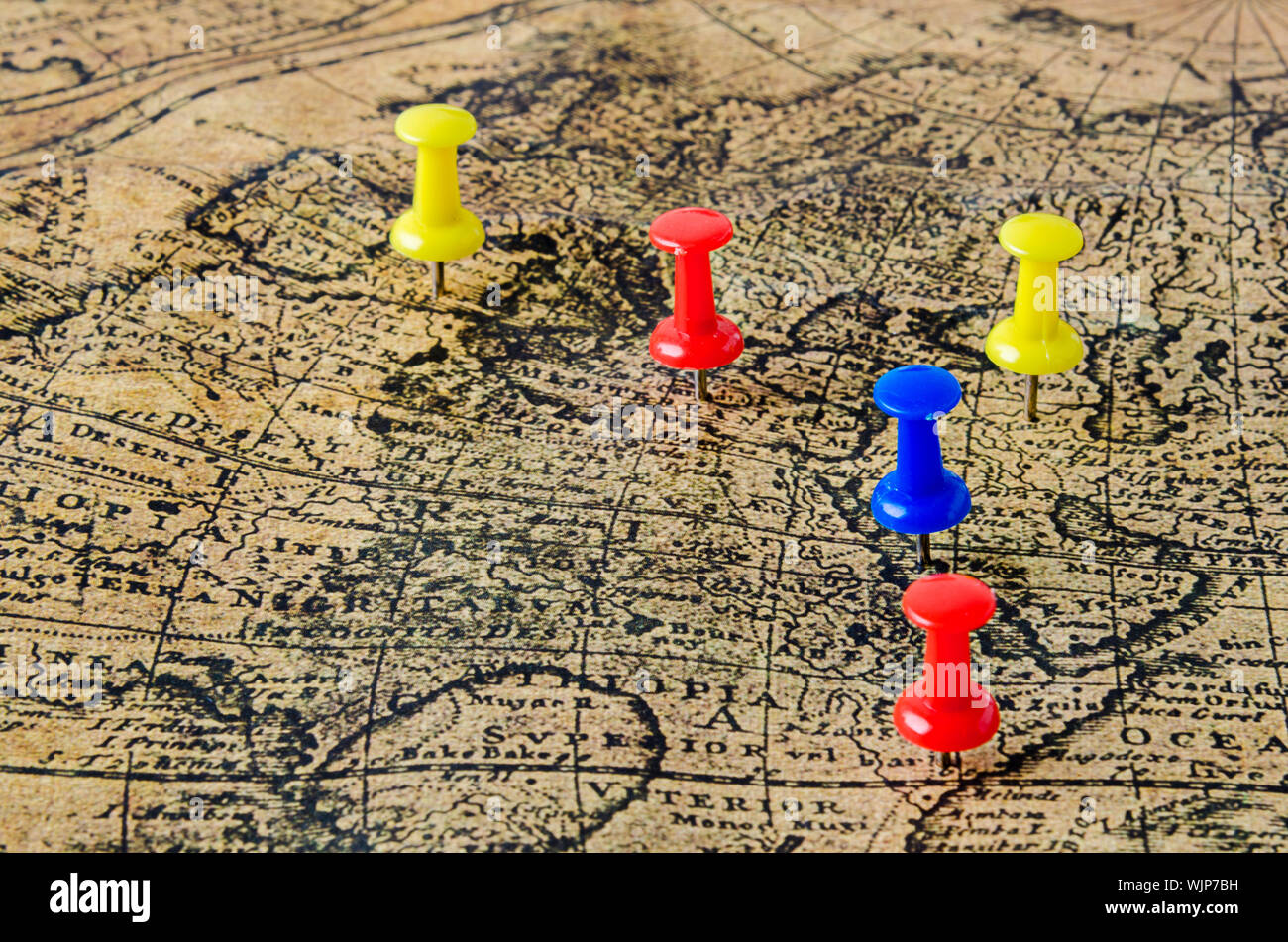 Mappa Colorata Immagini e Fotos Stock - Alamy